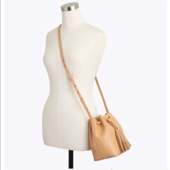 J. Crew | Bags | J Crew Mini Bucket Bag In Leather | Poshmark